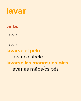 Lavar Conjugation Spanish