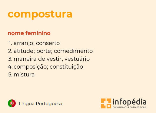 O Que Significa Compostura